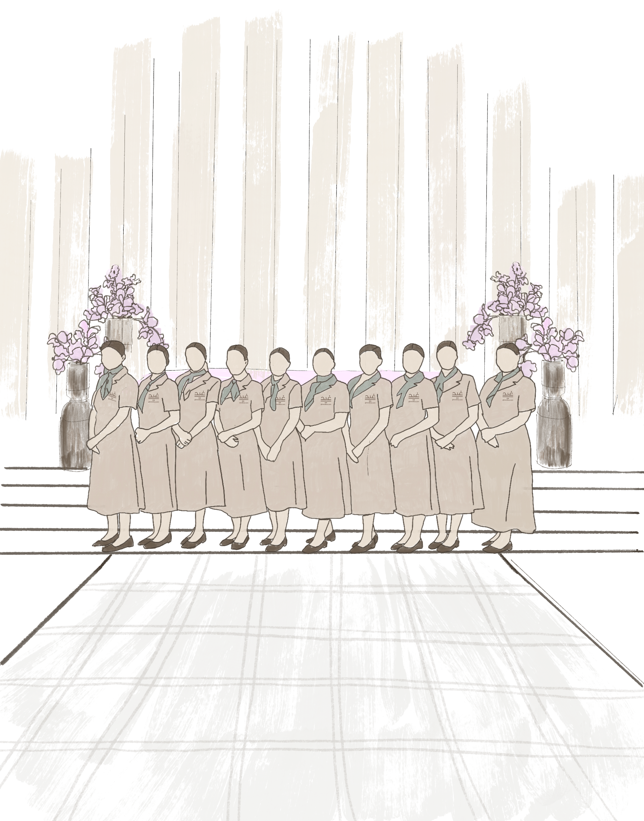 Weddings Uniforms ملابس موحدة لحفلات الزفاف – Gheed